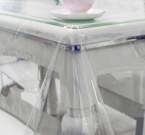 Taplak meja plastik mika BISA CUSTOM UKURAN dan TEBALNYA, untuk meja ...