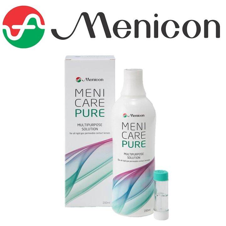 Menicon Menicare Pure (Multipurpose Solution for RGP Lenses) 250ml | Lazada