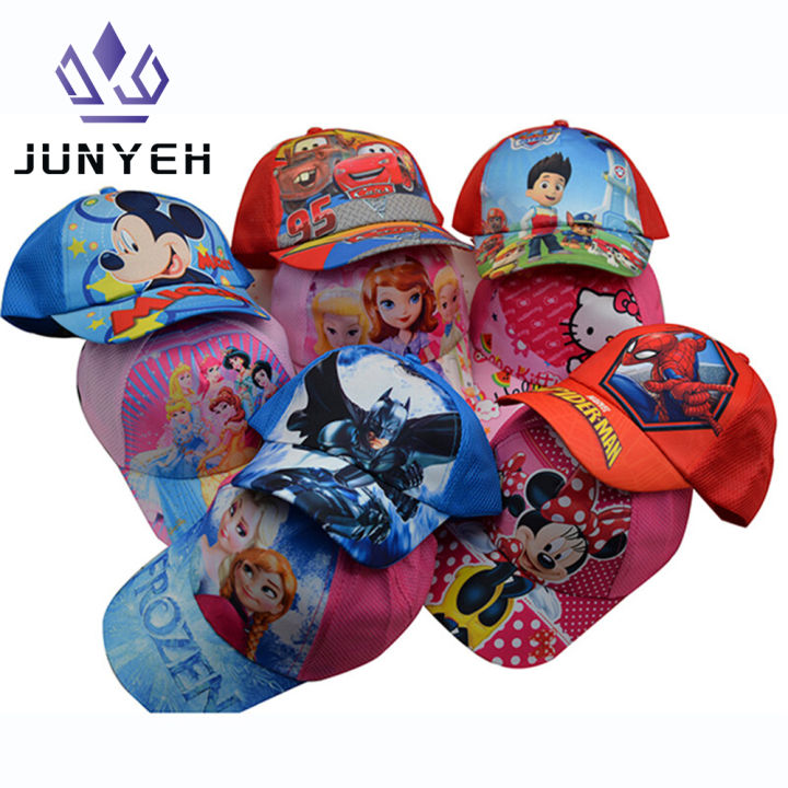 Cartoon Summer Baby Boy Girl Baseball Caps Mesh Kids Popular Hip Hop ...