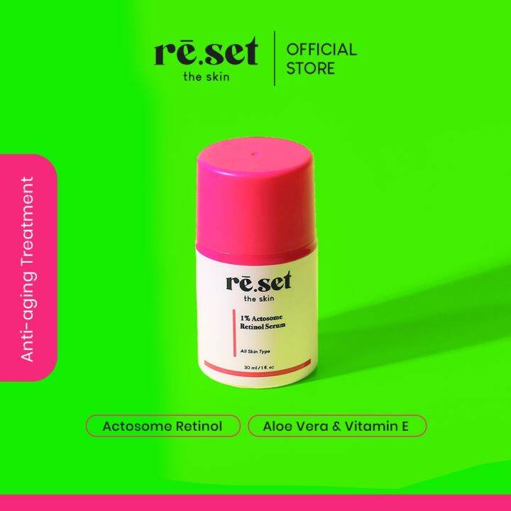 RESET THE SKIN - 1% Actosome Retinol Serum - 30ml | Lazada Indonesia