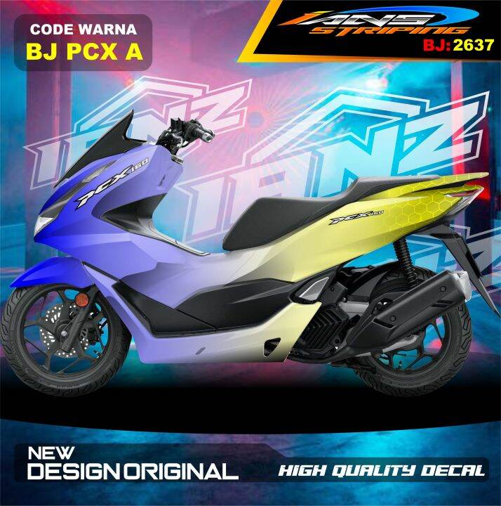 VARIASI STIKER FULL BODY MOTOR HONDA PCX 160 / STIKER FULL BODY PCX ...