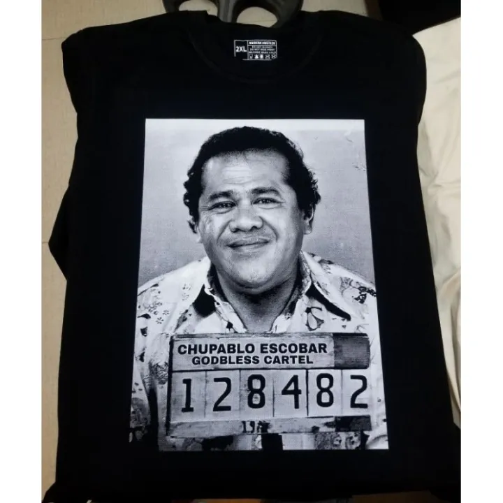 T shirt for men☇ ☃♂ Chupablo Escobar Godbless Cartel Graphic Shirt ...
