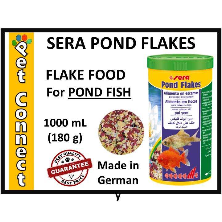 SERA Pond Flakes1000 mL (180 g) Quality Pond Fish Food Flakes | Lazada PH