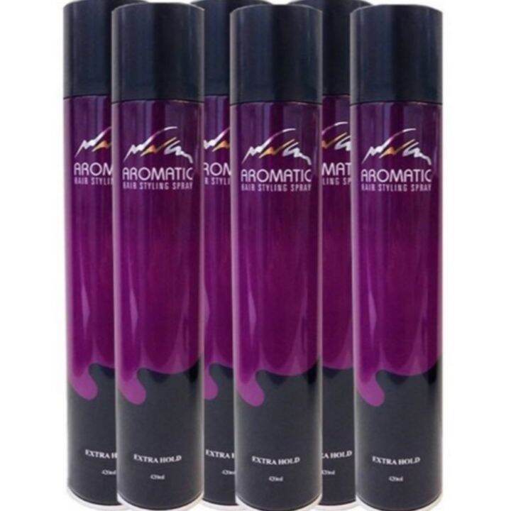 [BUNDLE SPECIAL] ( 6pcs ) - AROMATIC Styling Hair Spray Extra Hold ...