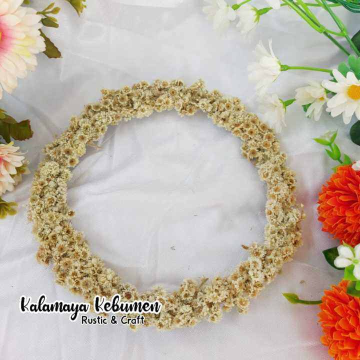 Ring Arch Edelwiss Lingkaran Bunga Abadi Hiasan Hnatran Mahar Hiasan ...