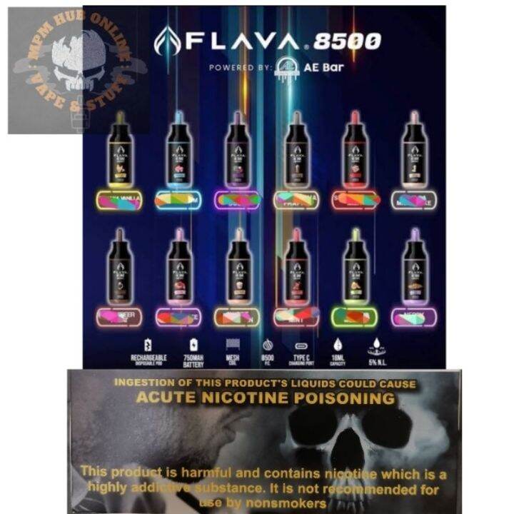 FLAVA AE BAR 8500 PUFFS DISPOSABLE | Lazada PH FLAVA AE BAR 8500 PUFFS DISPOSABLE | Lazada PH