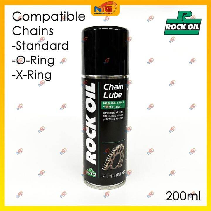 Rock Oil Chain Lube Spray (200ml) Lubricant Minyak Rantai | Lazada
