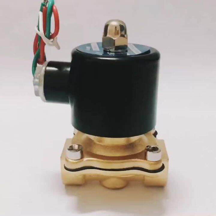 18" 14" 12" 1" 2" Inch 2 Way Direct Acting Solenoid Valve water 220V 12V 24V 110V Brass Normally ...