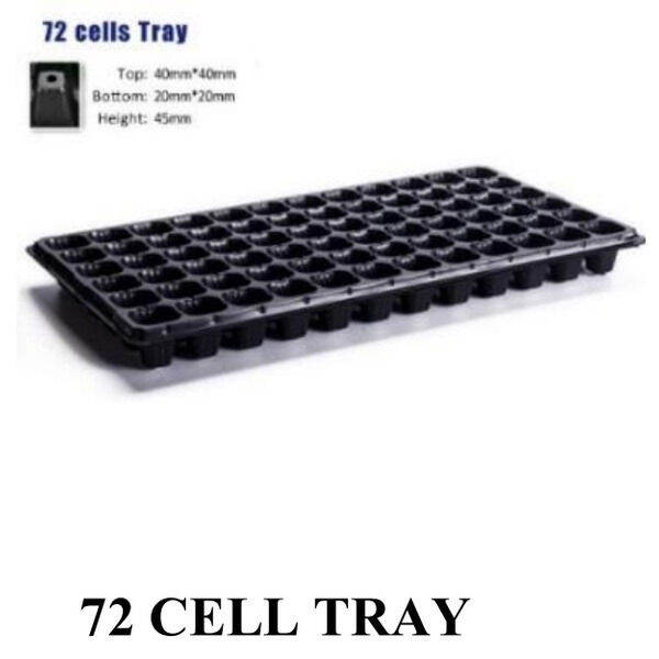 72 105 HOLES SEEDLING TRAY BEKAS SEMAIAN PLASTIC NURSERY SEED ...