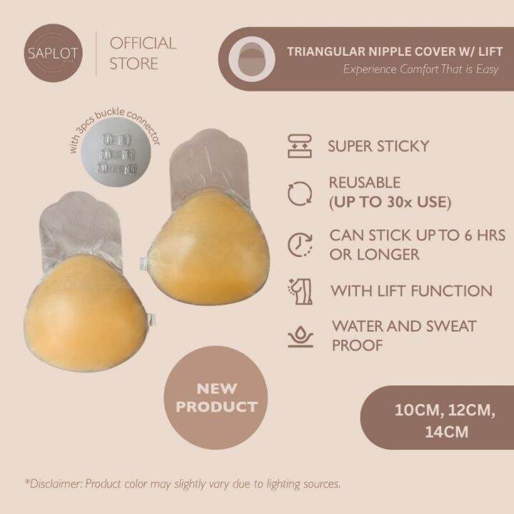 [Triangular Lift] Nipple Cover with Lift by Saplot.Co Atbp | Lazada PH
