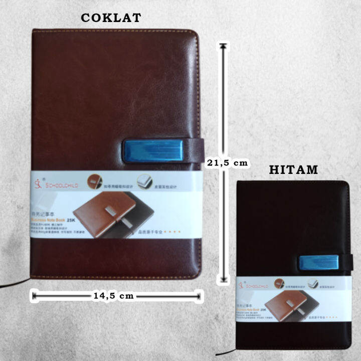 Buku Agenda catatan Kerja buku tulis kulit NOTEBOOK magnet 25k | Lazada ...
