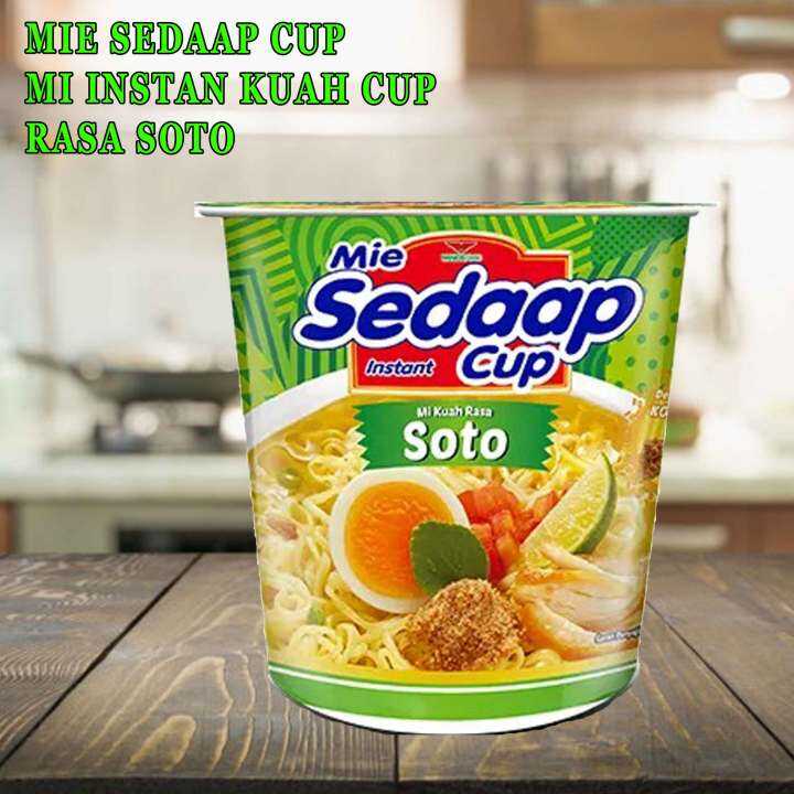 Mie Sedap Cup/ Mie Instan Kuah Cup/ Rasa Soto/ 81g | Lazada Indonesia