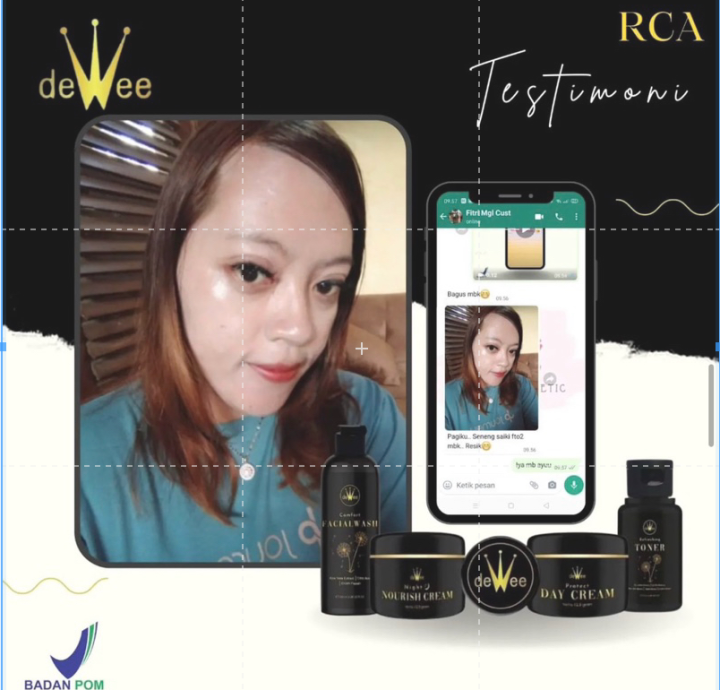 TERLARIS Paket DEWEE BEAUTY CARE BEAUTYCARE Glowing Whitening Cream Dewee Skincare Beauty Kulit ...