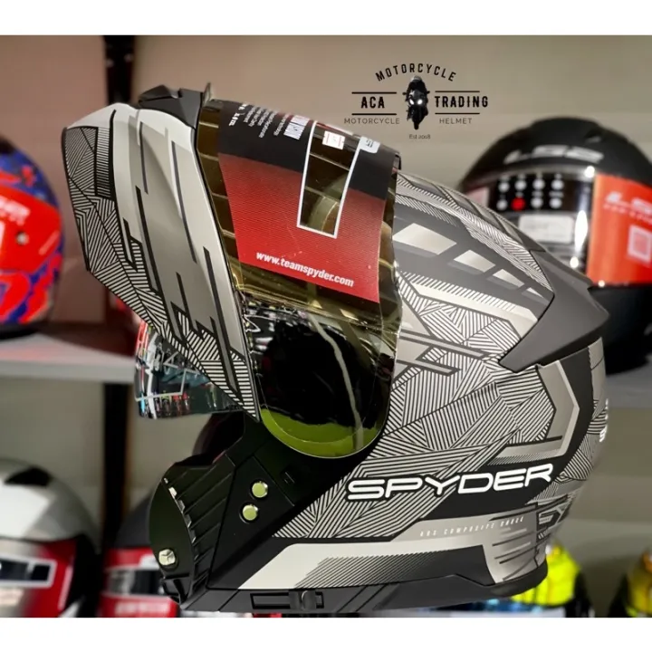 SPYDER ARROW GD S9 - Modular Helmet with Dual VisorGlu | Lazada PH