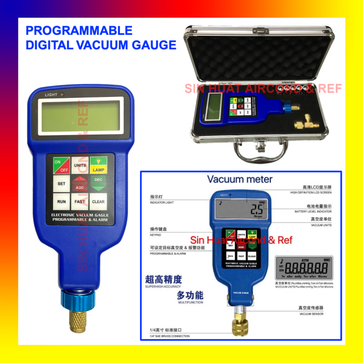 (PROGRAMMABLE 0-15,000 MICRON) DIGITAL PROGRAMMABLE VACUUM GAUGE ...