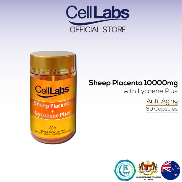 CellLabs Sheep Placenta + Lycopene Plus (30's) | Anti-Aging ...