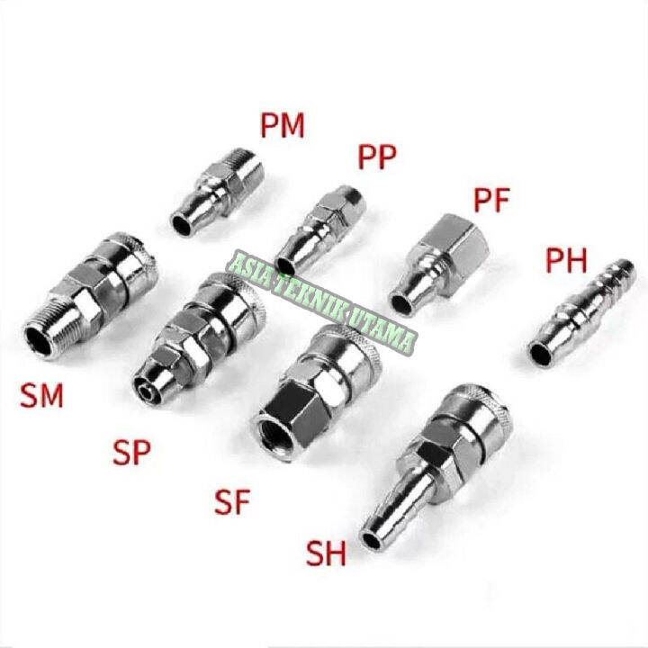 PROMO Quick coupler PF 20 coupling PF20 20ph SAMBUNGAN SELANG ANGIN ...