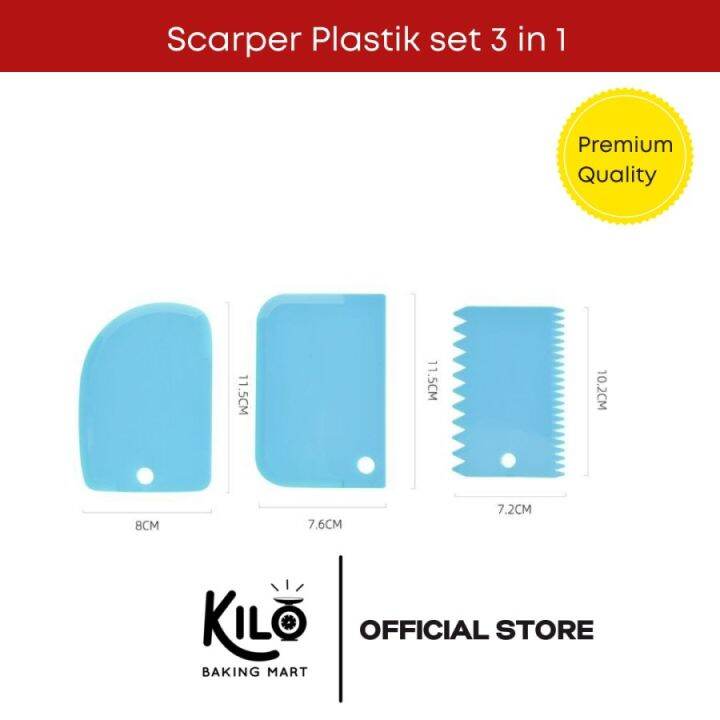 Scraper Plastik set 3 in 1 | Lazada Indonesia