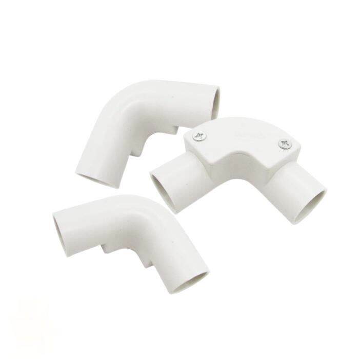 Elbow Pipa Listrik 20mm Knee Sambungan pipa conduit Belokan L Bow ...