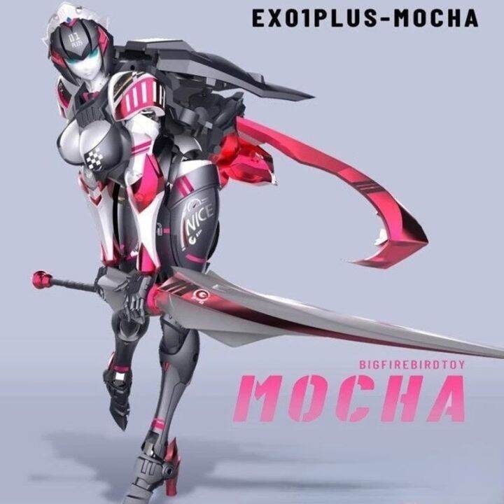 Big Firebird Transformation Ex 01 Plus Mooka Arcee Mocha Ex01 Alloy