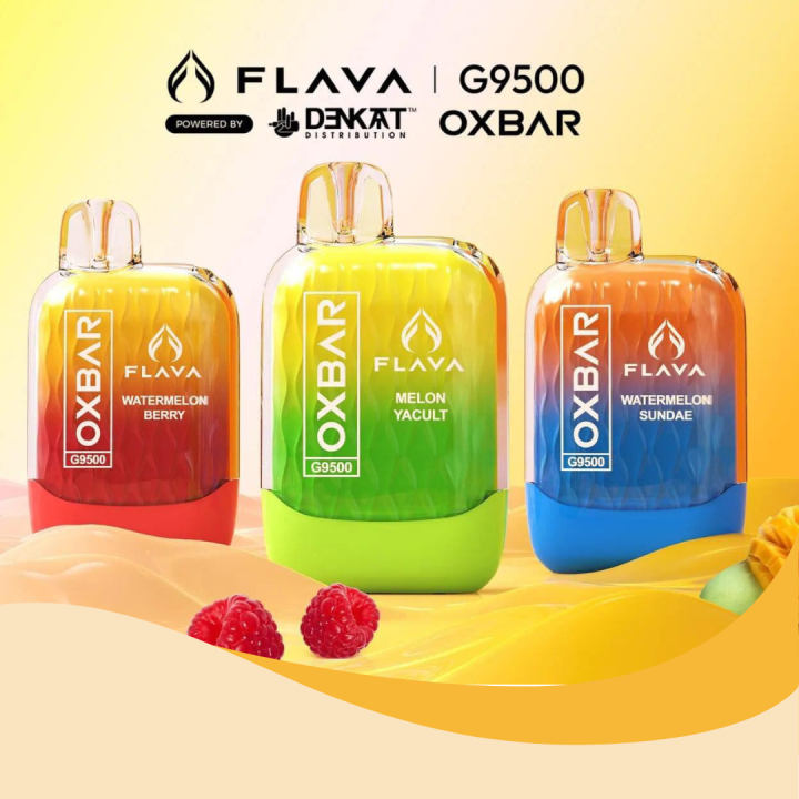 FLAVA OXBAR 9500 PUFFS WITH LANYARD ON HAND OXVAR (FLAVA x OXVA x ...