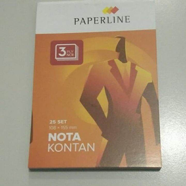 Buku Nota Kontan K3 NCR PAPERLINE/Nota Kecil 3 ply/Nota Kontan 3play ...