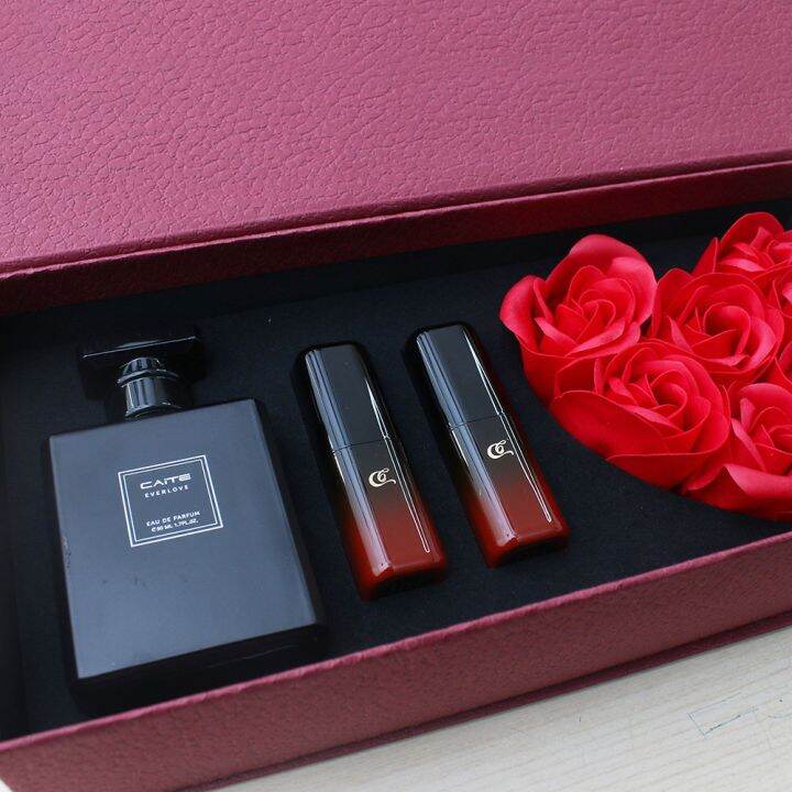 Caite Best Gift Affordable Long Lasting Everlove Perfume & Lipsticks ...