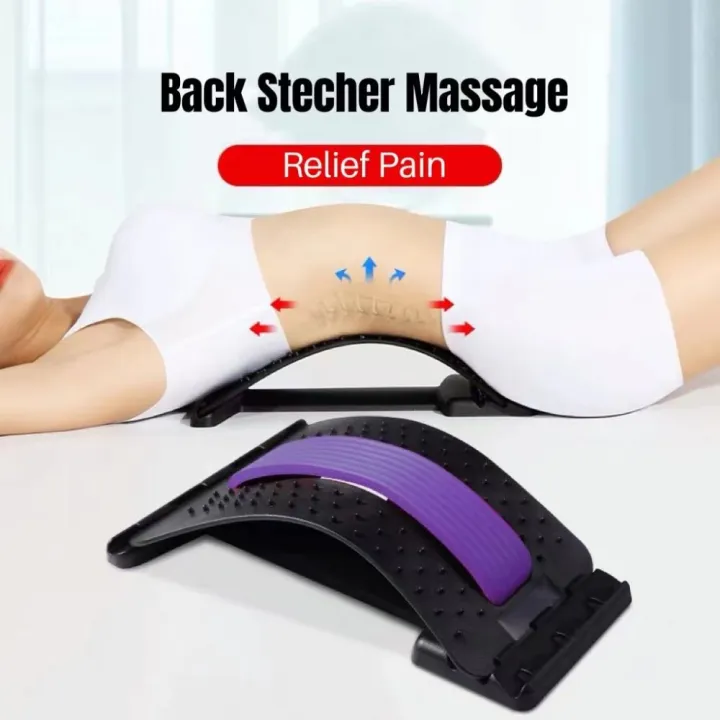 Lumbar Traction Orthotic Lumbar Relaxer Lumbar Stretch Back Massager ...