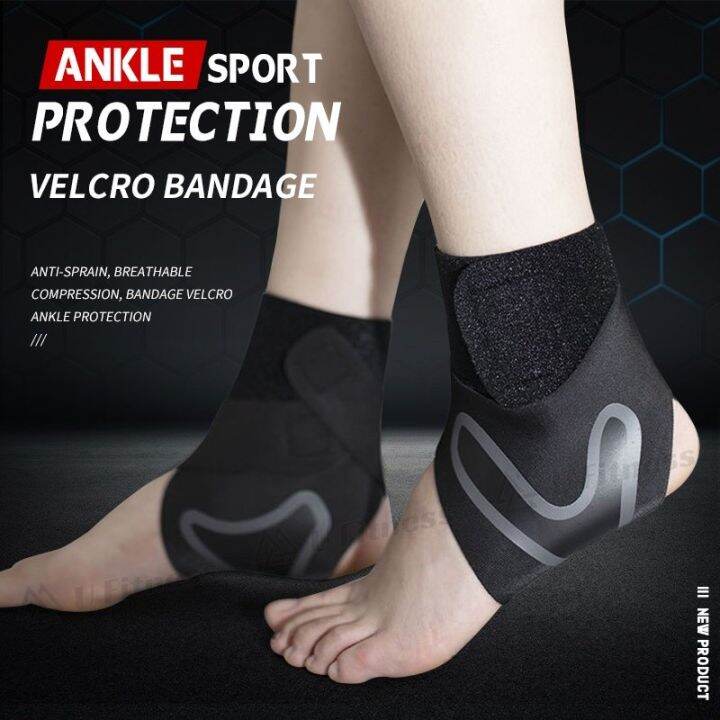 Ankle Support Sports Anti Sprain Ankle Supporter Brace Strap Adjustable ...