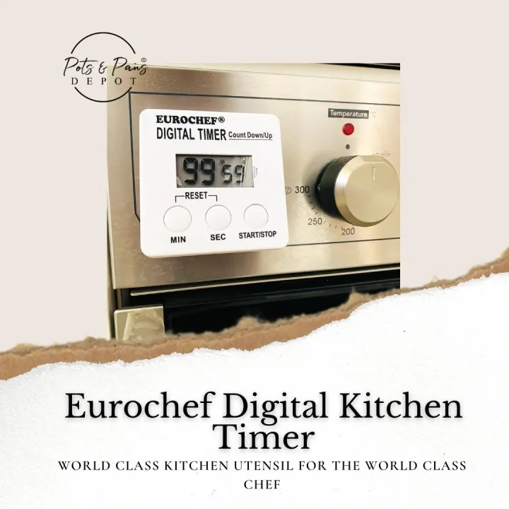 Eurochef Digital Kitchen Timer | Lazada PH