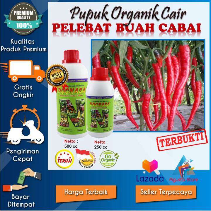 Original Pupuk Organik Cair POC Nasa Pelebat Buah Terbaik Cepat Berbuah Lebat Penyubur ...