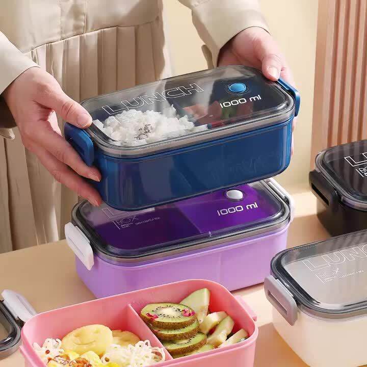 Lunch Bento Packed Work Food Container Storage Tupper Hermetic Pots ...