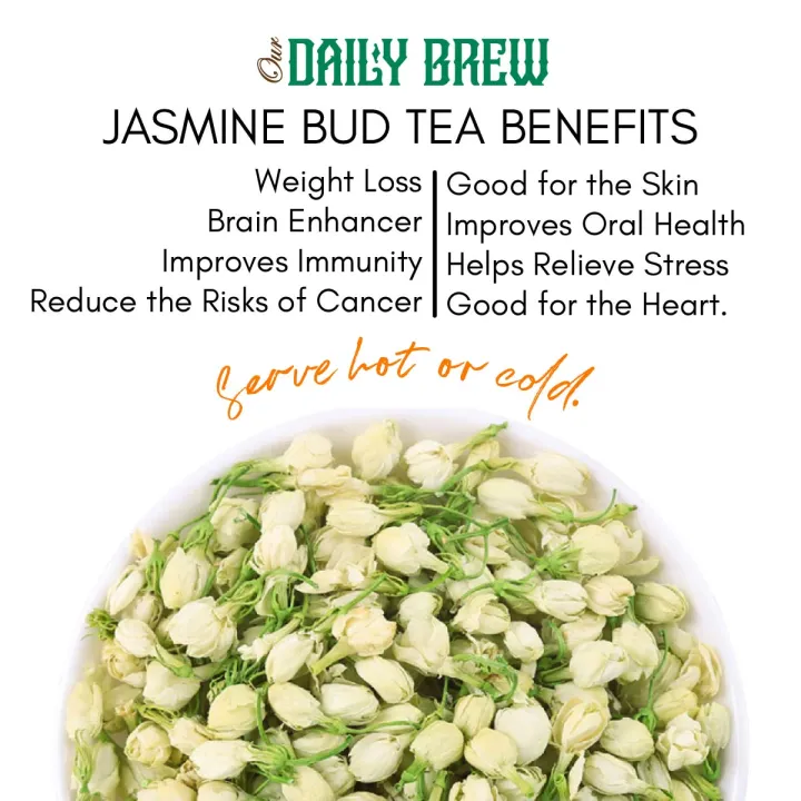 Our Daily Brew - JASMINE BUD TEA 10g & 20g / Weight Loss, Heart, Oral ...