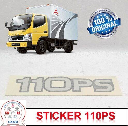 STIKER LOGO TULISAN 110PS STICKER LABEL CANTER 110PS | Lazada Indonesia