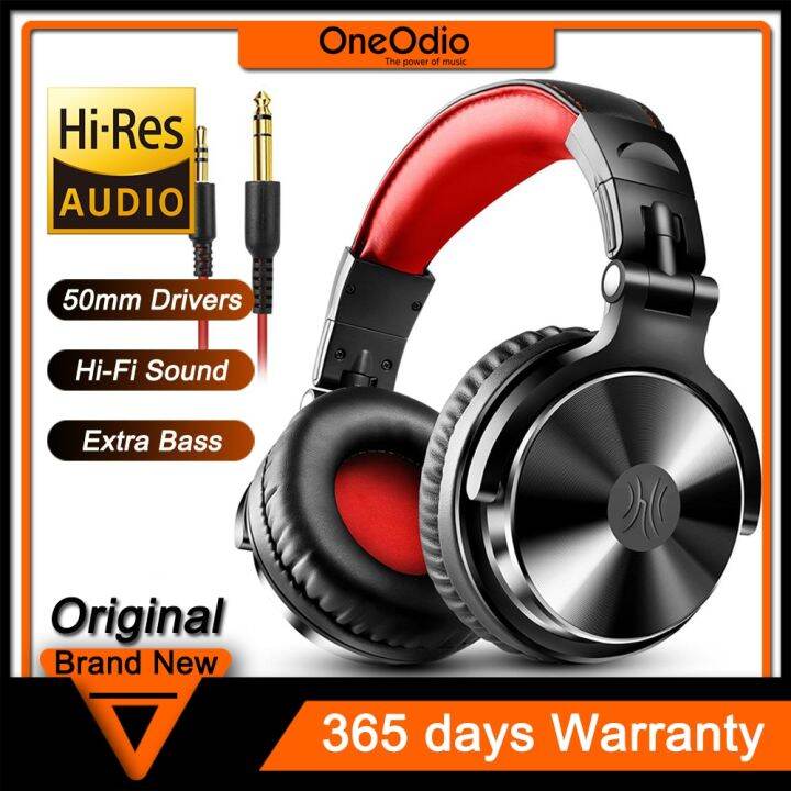 Oneodio Pro 10 Wired Studio Headphones Stereo Professional DJ Headphone with Mic Over Ear ...