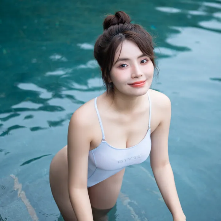 Bitysie 2022 T-Shaped One Piece Slingshomsuit โปร่งใสในน้ำที่มีขาสูงตัด L Eotard ผู้หญิงสปาสูท ...