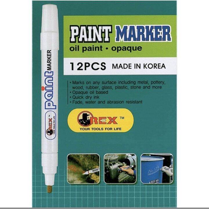 OREX Paint Marker / Permanent Paint Marker / Cat Marker - Made in Korea ...