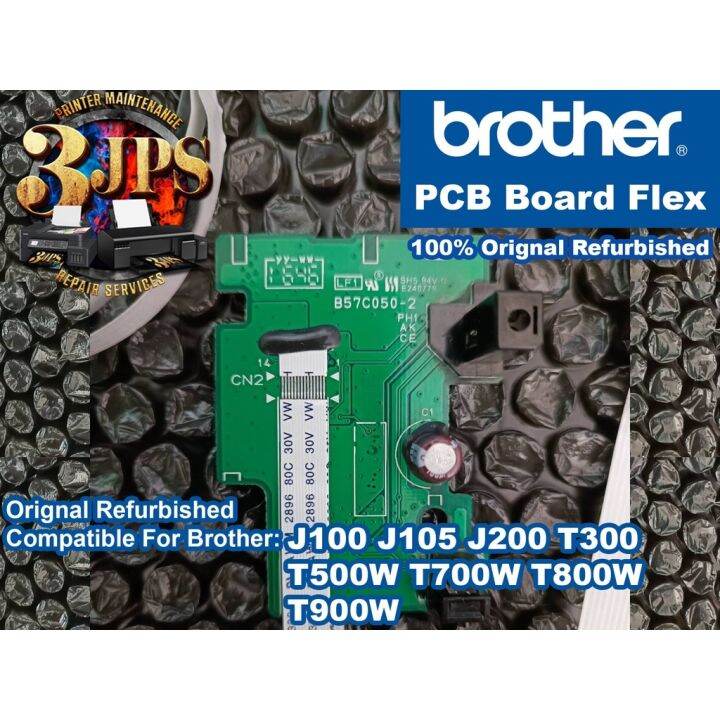 Original Brother Printer Head PCB Board Flex B57C050-2 For Brother J100 ...