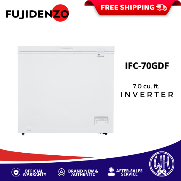 Fujidenzo 7 cu. ft HD Inverter Chest Freezer IFC70GDF (White) | Lazada PH