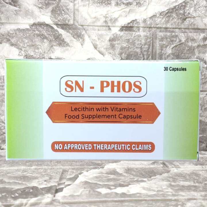 SN PHOS (LECITHIN WITH VITAMINS) 30 CAPSULES | Lazada PH