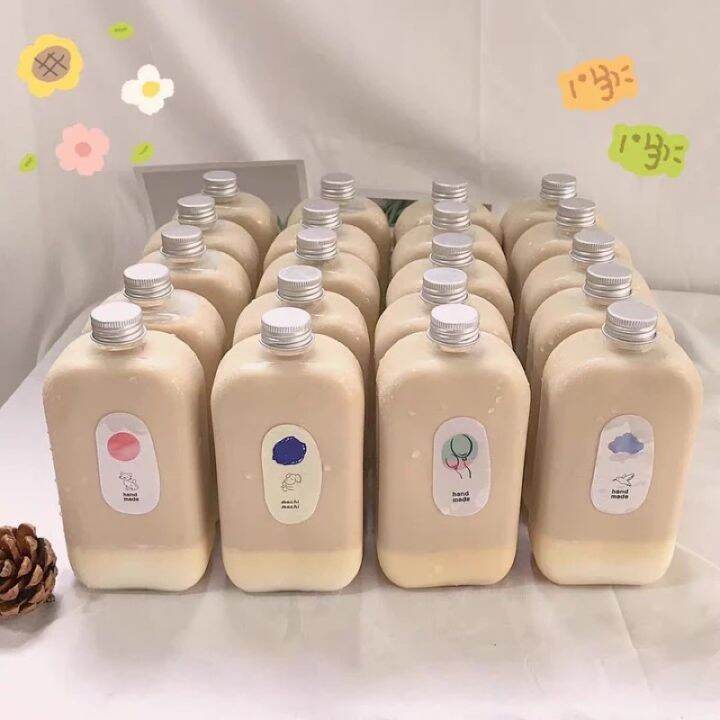 170pcs0pcs Machi PET Flat Round Plastic Bottle 400ml for you Coffee ...