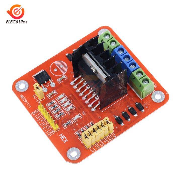 L298N DC Motor Driver Module Dual H Bridge chip Driver Module Stepper ...