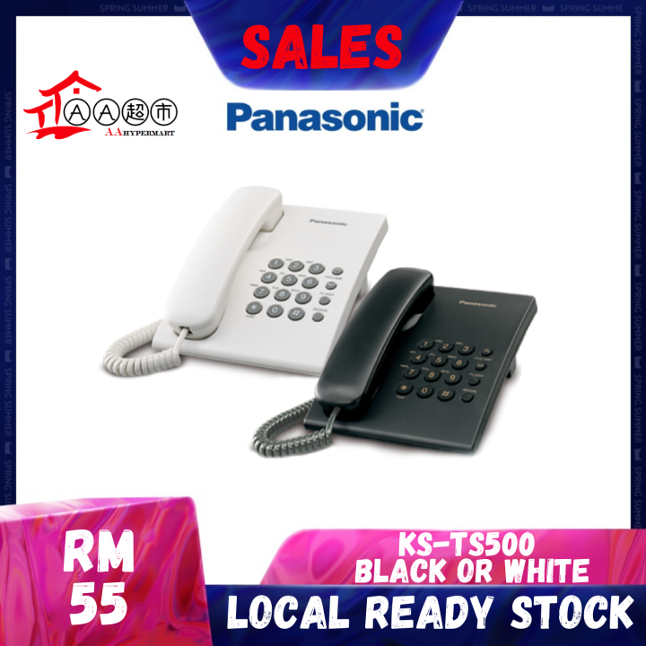 [Local Ready Stock] Panasonic KX-TS500 Single Line Phone Office Home Telephone Landline Phone ...