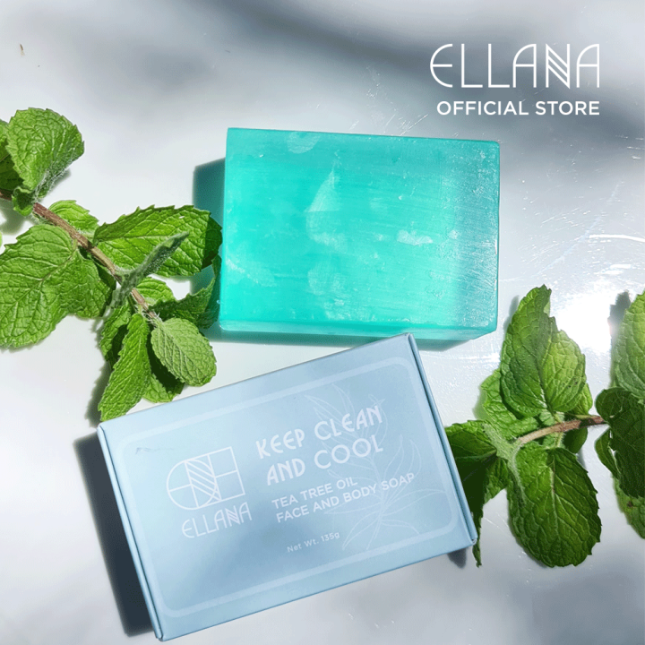 ELLANA Keep Clean and Cool Tea Tree Face and Body Soap | Cool & Fresh ...