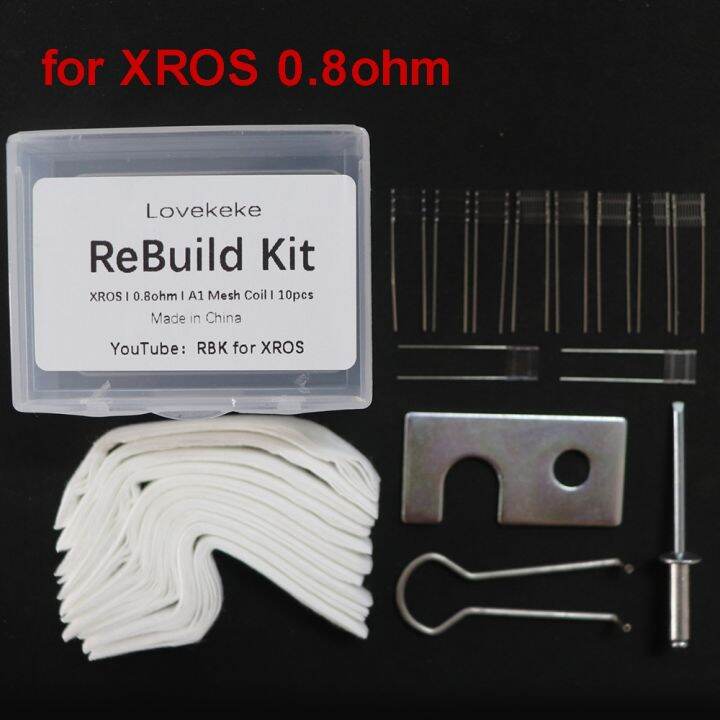 【Spot express delivery】DIY RBK Kit Rebuild Coil Kit for XROS 0.8ohm/1 ...