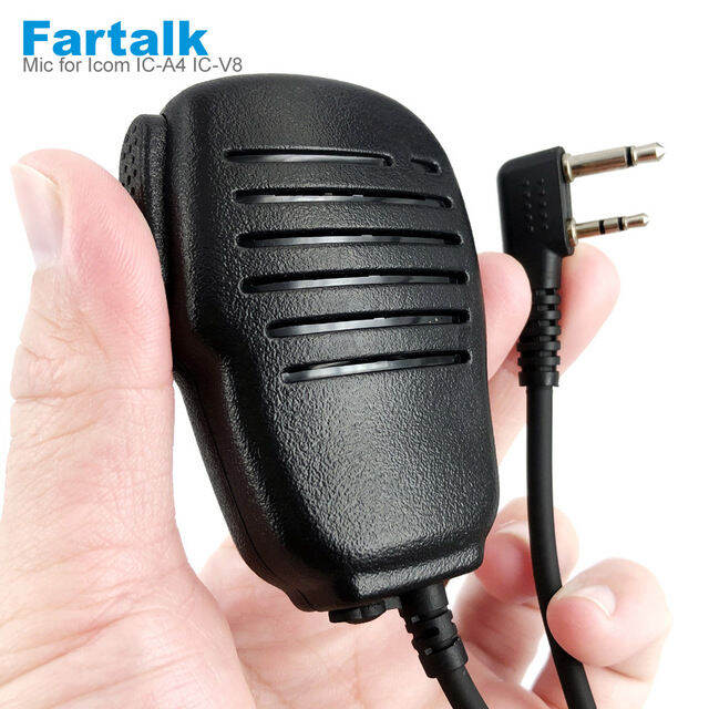Handheld Speaker Microphone for Icom IC A4 A5 A6 A24 A14 F4 V8 V80 V82 ...