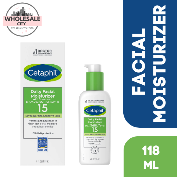 Cetaphil Daily Facial Moisturizer Spf 15 4 Fl Oz 118ml Lazada Ph