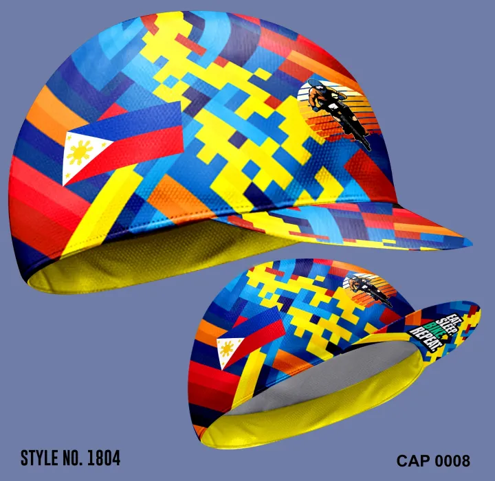 Full Sublimated Cycling Cap CAP 0008 | Lazada PH