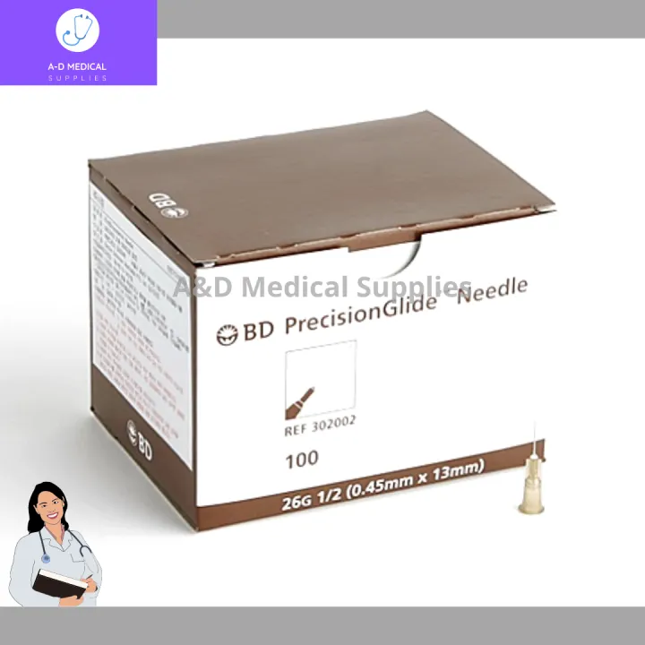 G26 Needle Disposable BD x 1/2 (0.45mm x 13mm) | Lazada PH