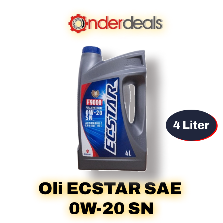 Oli ECSTAR SAE 0W-20 SN 4 Liter | Lazada Indonesia